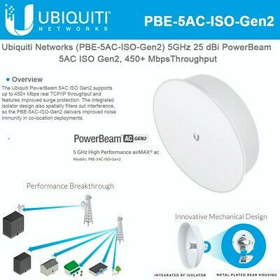 UBNT Powerbeam 5AC ISO Gen2 | queenslinktechnology
