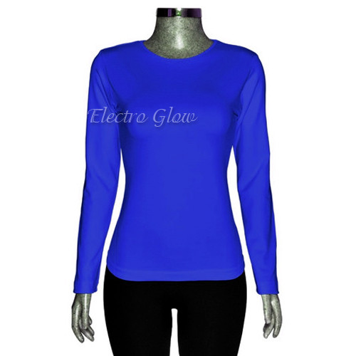 Blusa Azul Rey Térmica Cuello Redondo Jera | Electro Glow