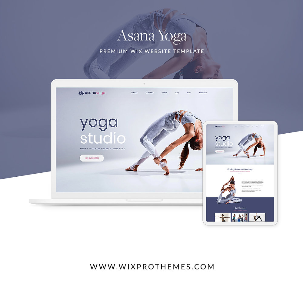 New Wix Yoga Studio Template
