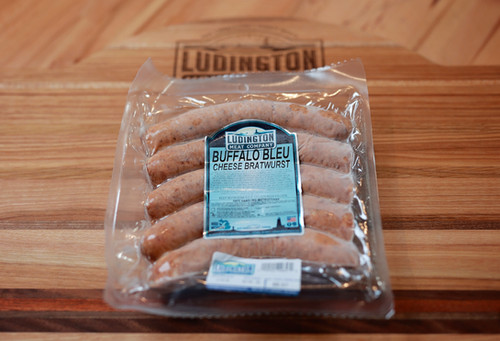 Buffalo Bleu Cheese Bratwurst | Ludington Meat Co