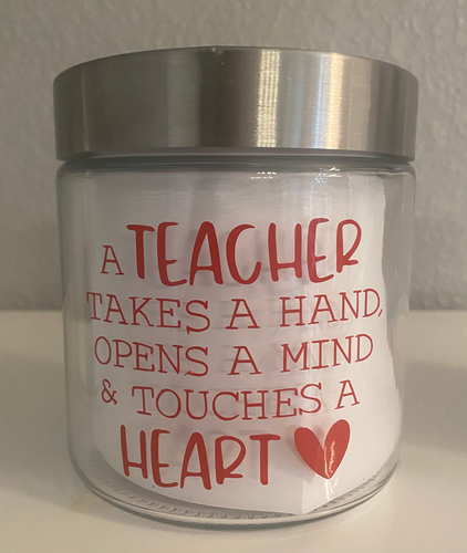 Personalized Glass Jar with Stainless Steel Lids, 29.75-fl.oz. | One ...