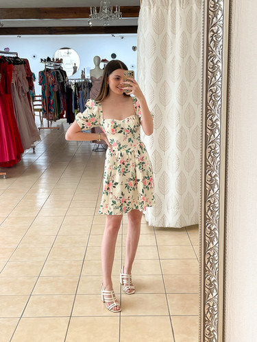 Juliette Romantic Short Dress | secondfloorboutique