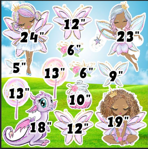 UP318 HS FIARY FAIRIES SETS | Party Prop Signs