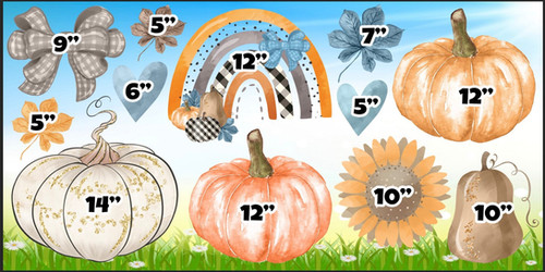 Thanksgiving Fall Pumpkins RA3054QS | Quick Party Props