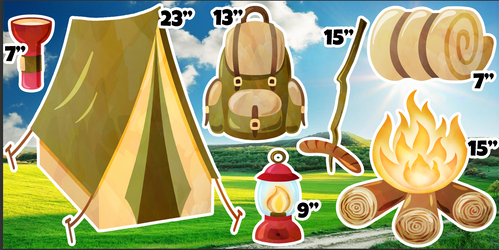 AB955QS Camping / camp props | Quick Party Props