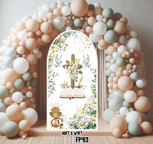 Comunion Bautizo backdrop 8x4 FP413 SPECIAL BOArd Croplast Props Decor ...