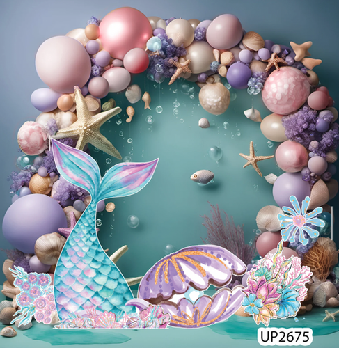 UP2675 FS MERMAID Special Board | Party Prop Signs