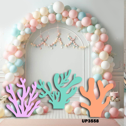 UP3558FS(SB) SEAWEED CORAL MERMAID OCEAN under the sea | Quick Party Props