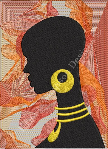 Native African woman collection Nr.30 machine embroidery design | K ...