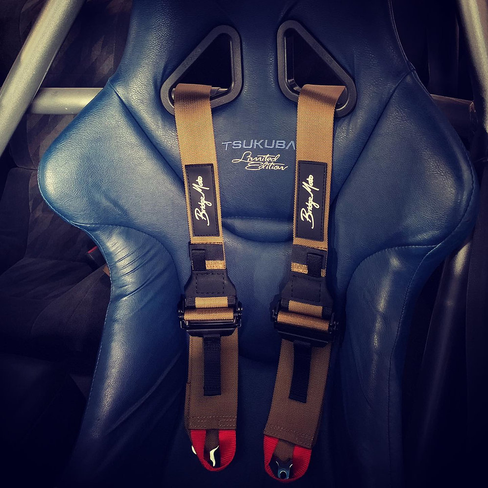 FIA 2+3 Inch Six Point Harness | bridgemoto