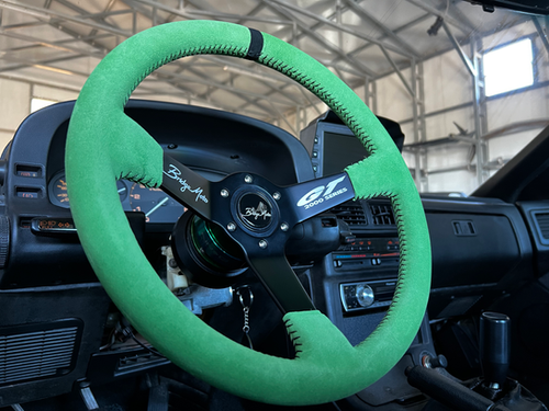 Midori Green JGTC GT2000 Race Steering Wheel | bridgemoto