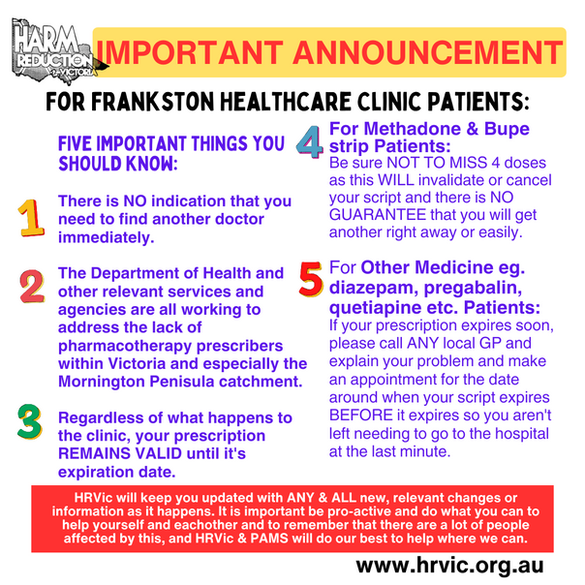 Harm Reduction Victoria (HRVic)/Melbourne/Home