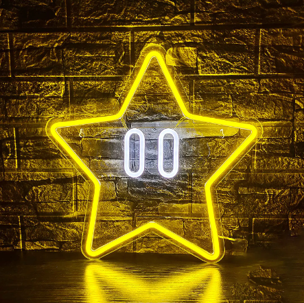 Estrella Neon (Mario Bross) | Neonlab