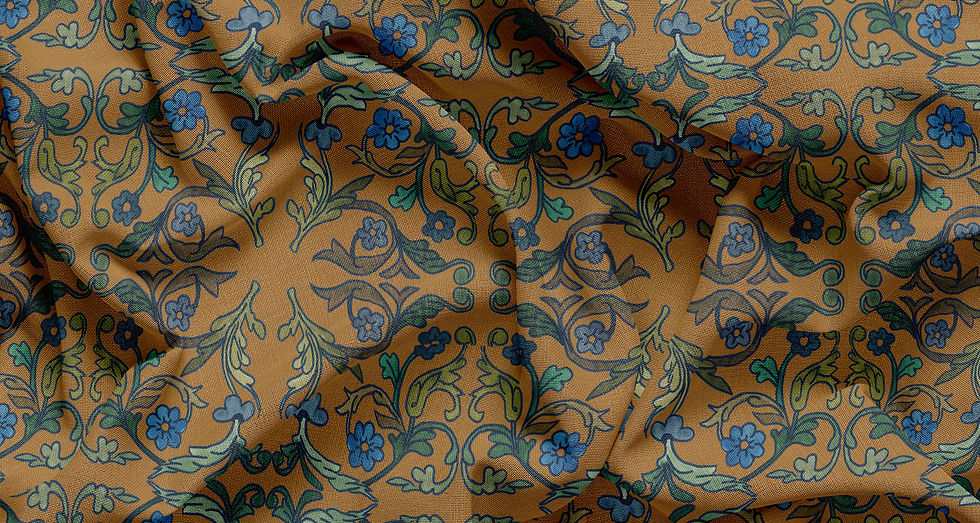 FLORAL DISTORTION | Fabric Bank
