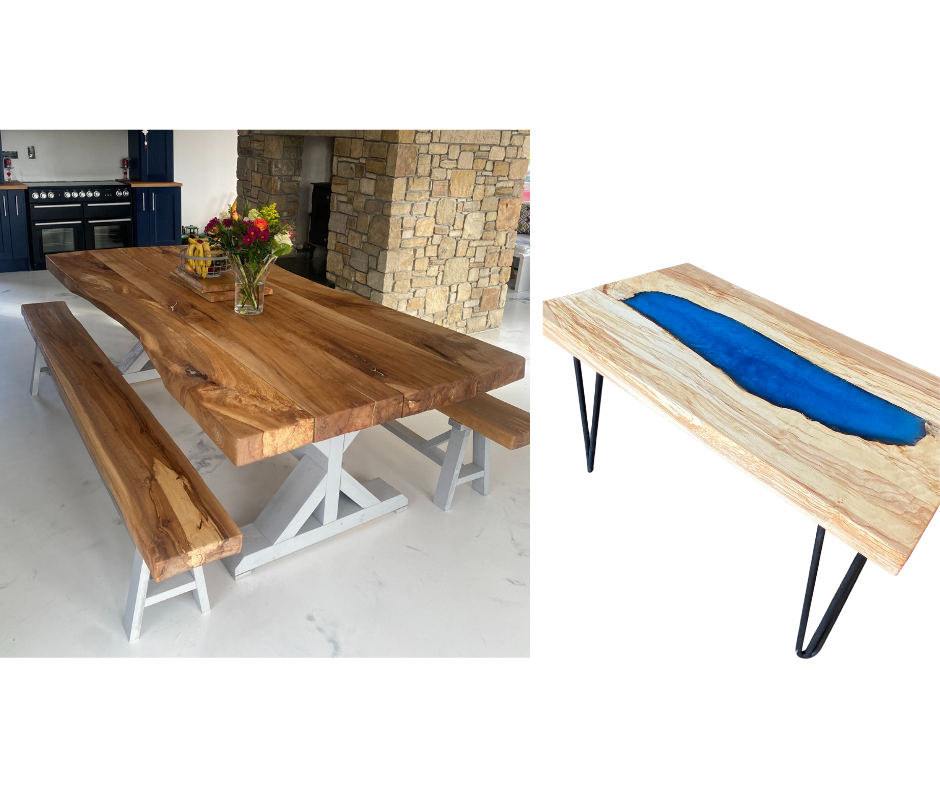 KITCHEN TABLES | SLIEVECRAFTS | HANDMADE SUSTAINABLE FURNITURE | TIPPERARY | IRELAND