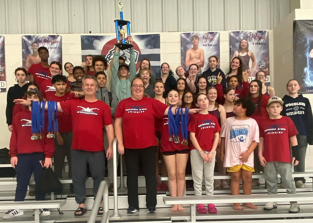 Woodland swim team earns back-to-back Bartow County titles
