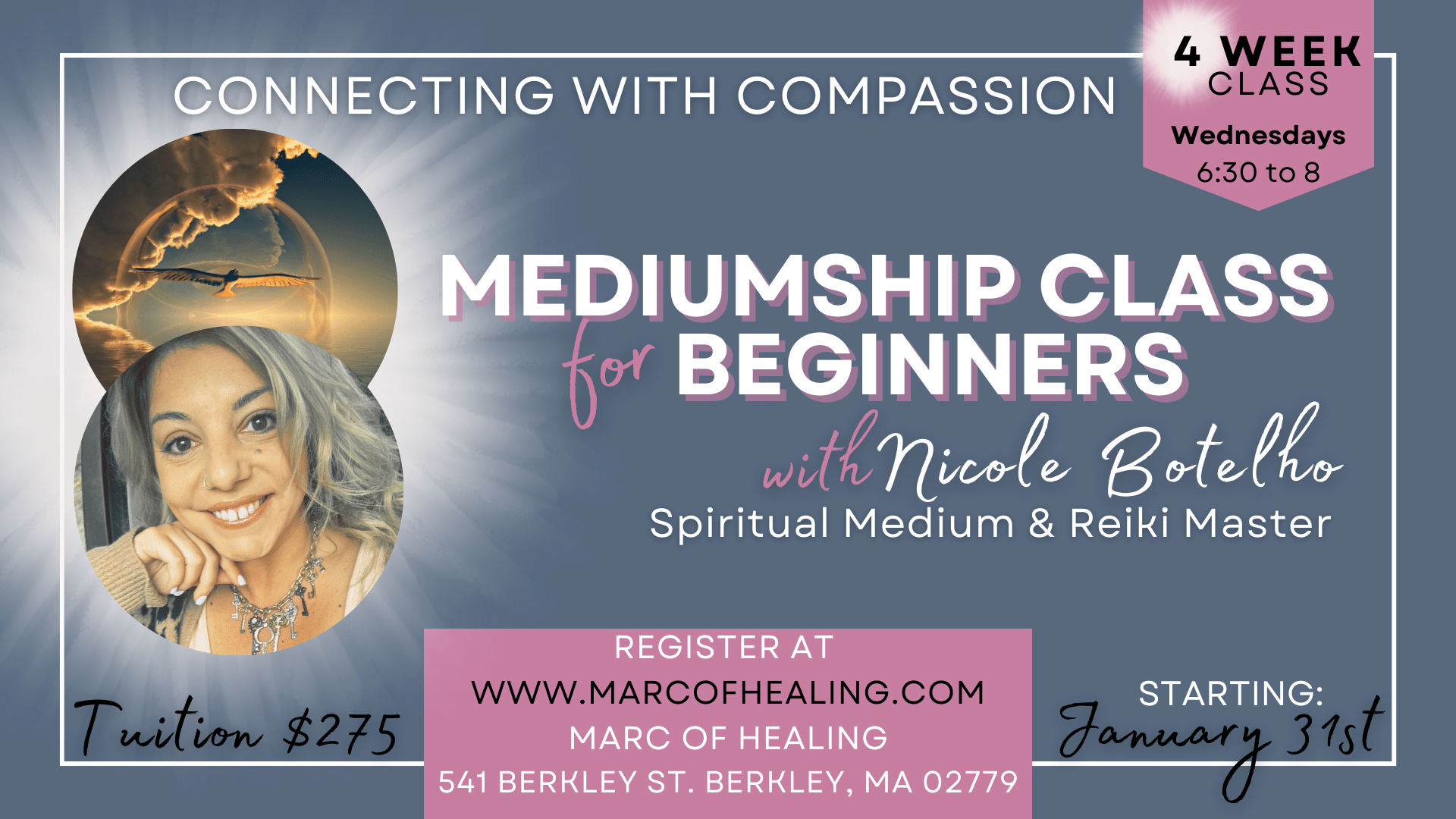 Connecting with Compassion: a mediumship class for beginners | Marc Of Healing
