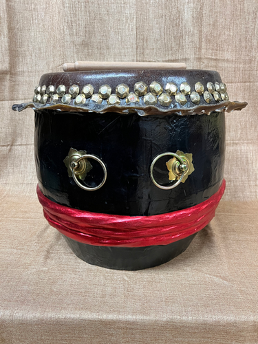 16" Kung Fu / Southern Lion Dance Drum - Black with Red Band | dragon ...