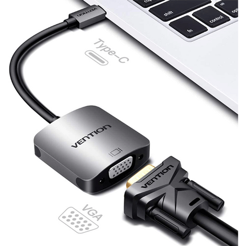 Adaptador Convertidor Usb Tipo C A Vga 1080p 60hz Vention | Accecompu