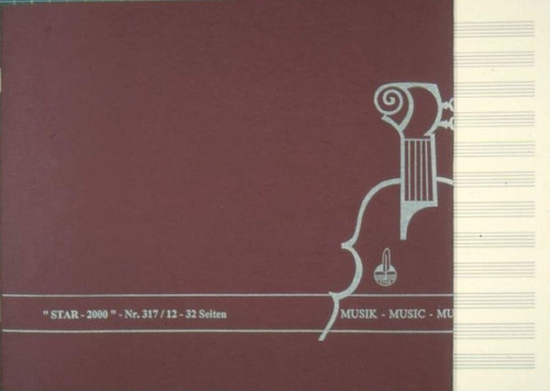 Manuscript Paper | A4 Landscape | Star 2000 | Alenia's MusicArt