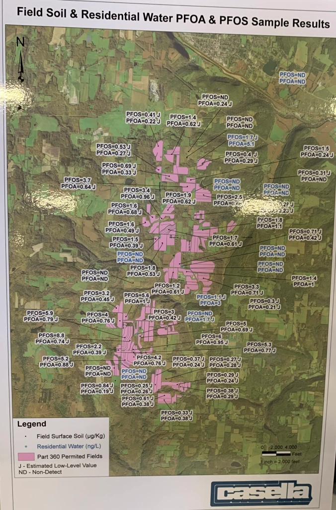 PFAS Levels 9x Higher in Water Sites Adjacent to Fields that Spread ...