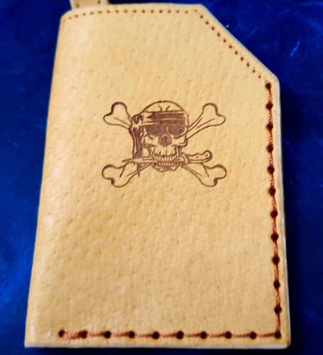Pirate Leather key chain Card holder | craft-krk.com