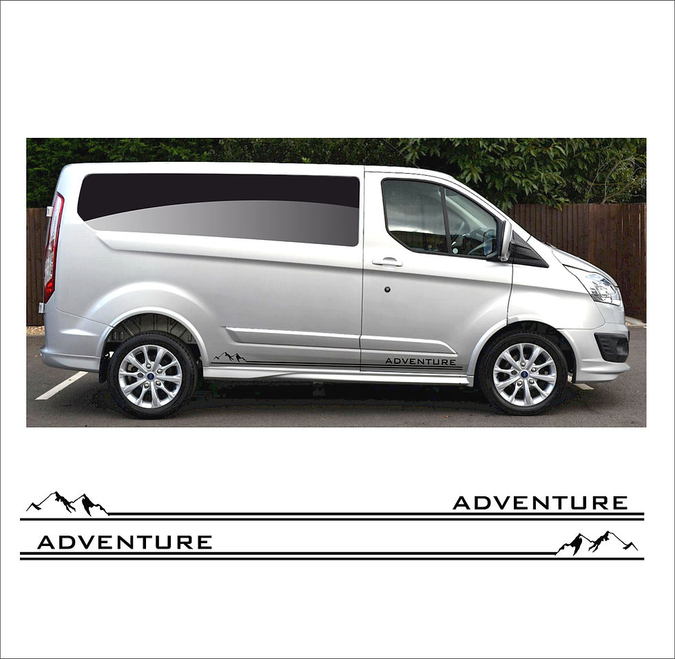 Ford Transit Custom Side Stripes 009 | Mint Graphics2