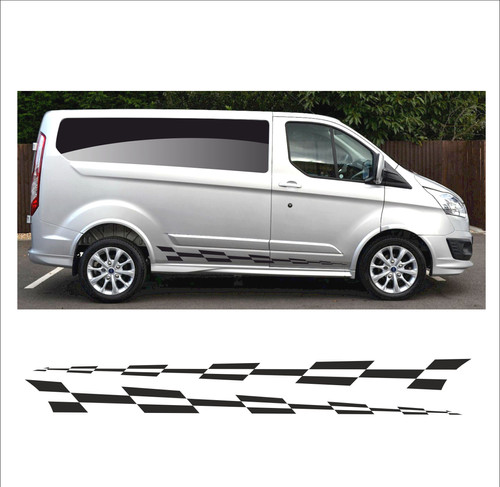 Ford Transit Custom Side Stripes 011 | Mint Graphics2