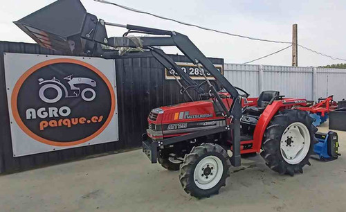 Minitractor Mitsubishi MT25 con Pala Frontal | MinitraAgroparque.es