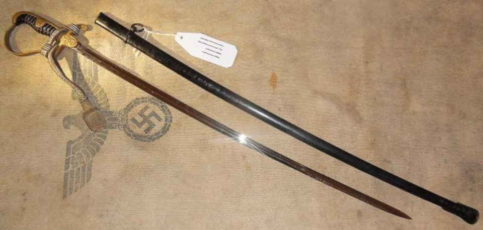 WW2 German Army Officers Sword Anton Wingen Jr. | njmilitaria