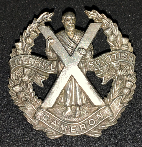 10th Battalion Kings Liverpool Scottish cap badge | njmilitaria