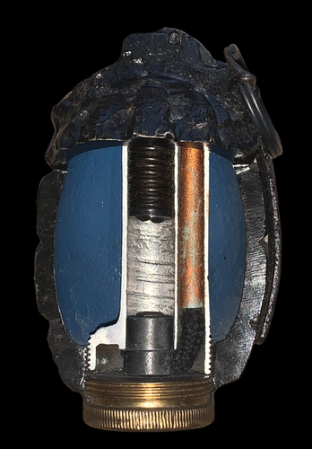 WW1 Mils bomb cutaway | njmilitaria