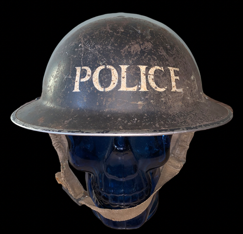 WW2 Police constables mk2 helmet (home front) | njmilitaria
