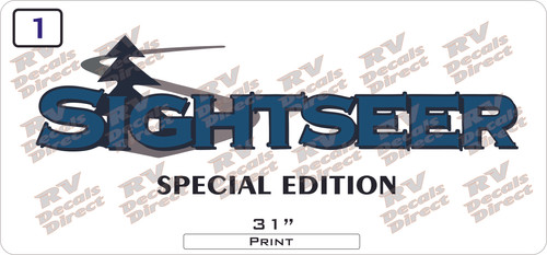 Sightseer Winnebago Class A Replacement RV Decals & Graphics