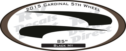 2015 Cardinal 5th Wheel | RV Decals Direct