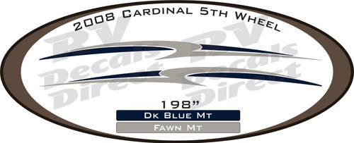 2008 Cardinal 5th Wheel | RV Decals Direct