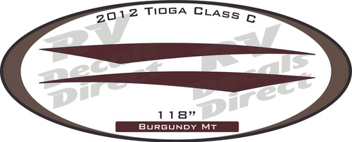 Tioga Ranger Fleetwood Class C Replacement RV Decals & Graphics