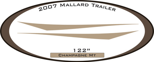 2007 Mallard Trailer | RV Decals Direct