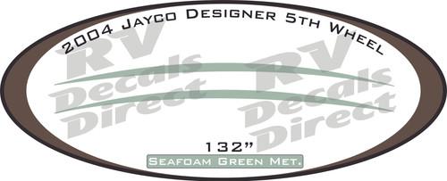 Jayco Designer 5th Wheel Replacement RV Decals & Graphics