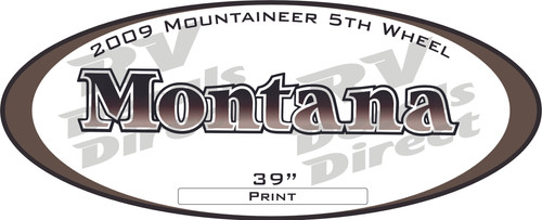 Mountaineer Keystone 5th Wheel Replacement RV Decals & Graphics