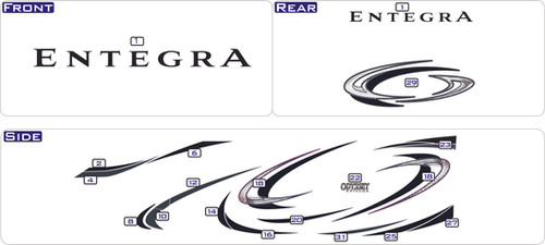 COMPLETE DECAL KIT - 2020 Odyssey Class C | RV Decals Direct