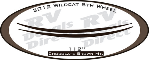 2012 Wildcat 5th Wheel | RV Decals Direct