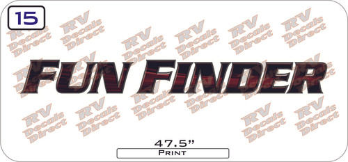 2018 Fun Finder Travel Trailer | RV Decals Direct