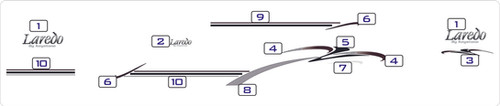 Laredo Keystone 5th Wheel Replacement RV Decals & Graphics