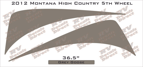 High Country Keystone 5th Wheel Replacement RV Decals & Graphics