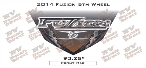 Fuzion Keystone 5th Wheel Replacement RV Decals & Graphics