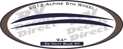 Alpine Keystone 5th Wheel Replacement RV Decals & Graphics