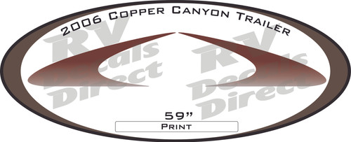 Copper Canyon Keystone 5th Wheel Replacement RV Decals & Graphics