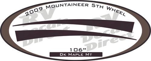 Mountaineer Keystone 5th Wheel Replacement RV Decals & Graphics