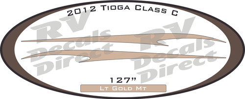 Tioga Ranger Fleetwood Class C Replacement RV Decals & Graphics